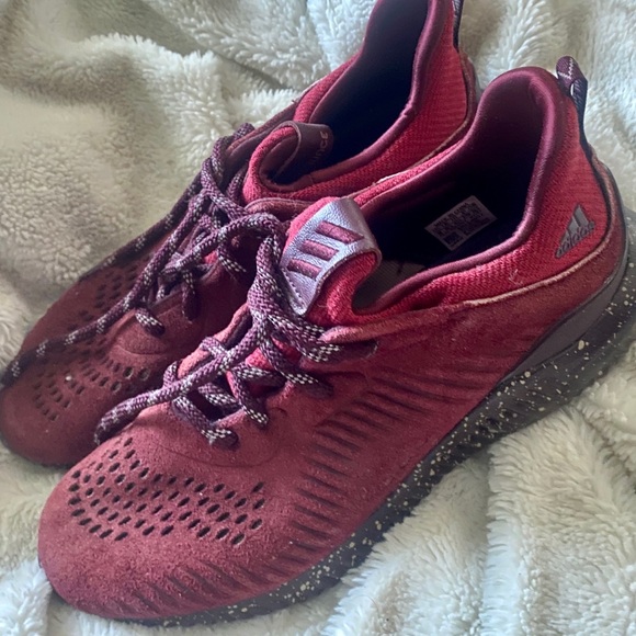 adidas | Shoes | Adidas Bounce Running Shoes Unique Maroon Color Size 9 ...